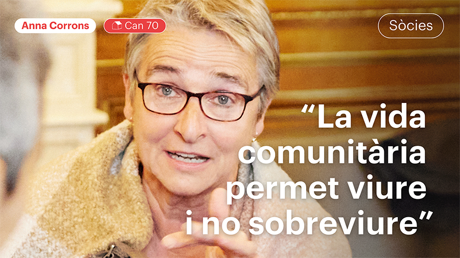 Coneix a les sòcies: Anna Corrons, de Can 70, cohabitatge sènior - Sostre Cívic